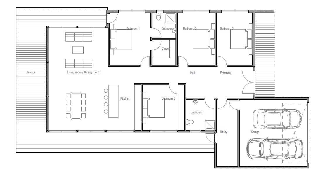 Simple Elegant House Design Plan